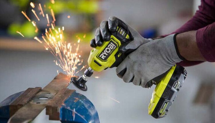 Ryobi PSBDG01 18V Compact Brushless Right Angle Die Grinder | America's ...